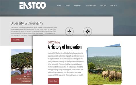 Eastco Website Development Portfolio For Amusement Park Acmasoft™ Technologies