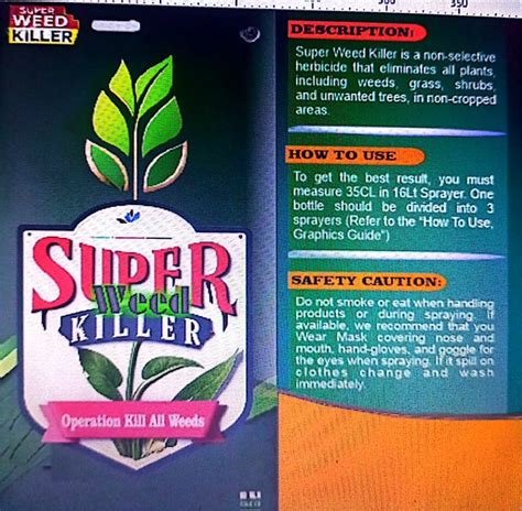 Say Goodbye To Weeds Introducing Super Weed Killer The Ultimate Game