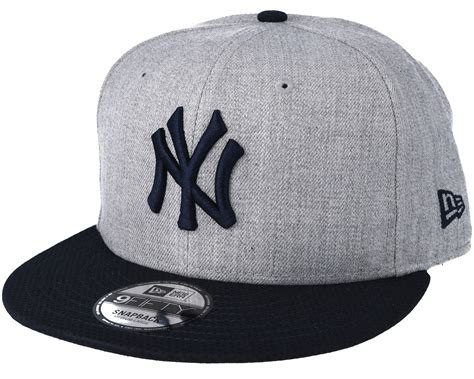 New York Yankees Mesh Heather Grey Trucker Snapback New Era Caps