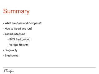Responsive With SASS And Compass PPT