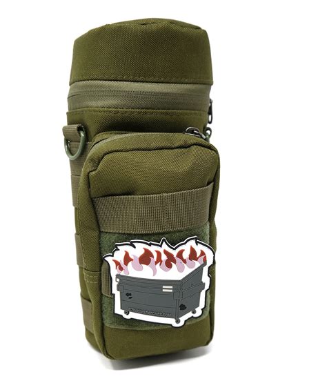 Elegant Dumpster Fire Pvc Hook And Loop Patch Stinking Patch Co