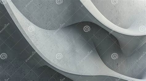 Smooth Curves Contrast Rough Concrete Creating Captivating Lightshadow Interplay Futuristic