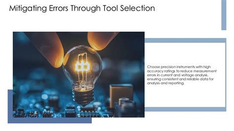 mitigating errors through tool selection ppt guidelines acp ppt template