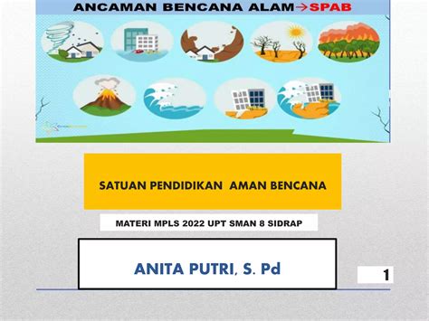 SATUAN PENDIDIKAN AMAN BENCANA MATERI MPLS Pptx