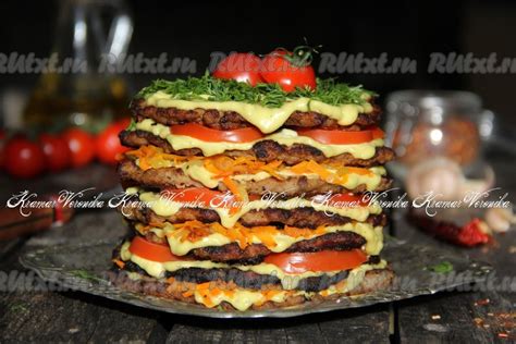 Мясной закусочный торт: 19 фото в рецепте