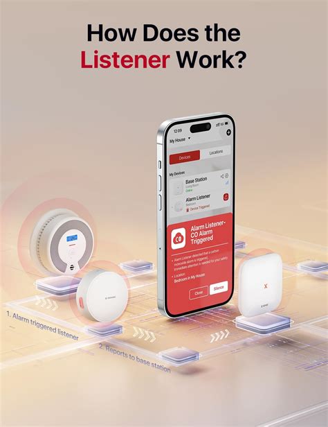 X Sense Detector de humo y monóxido de carbono interconectado