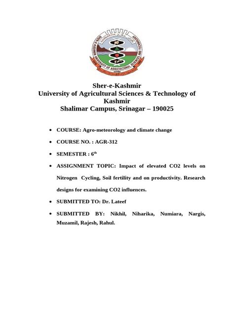 Assignment Group 7 Agr 312 Pdf