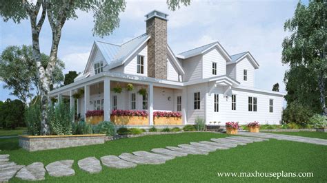 45 Modern Farmhouse Exterior One Story Wrap Around Porches House