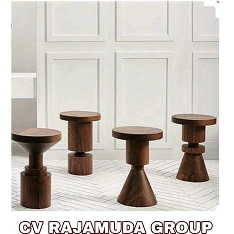 Jual Stool Solid Kursi Kayu Home Decor Kab Blitar Rajamuda1