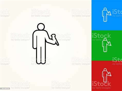 人和鸚鵡黑色描邊線性圖示向量圖形及更多一起圖片 一起 人 單線 Istock