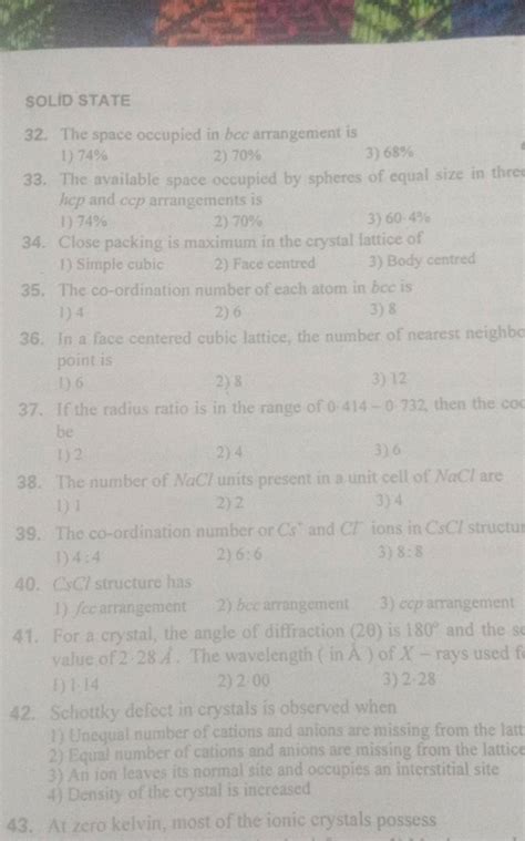 The Available Space Occupied By Spheres Of Equal Size In Thre Hcp And Ccp