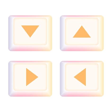 Premium Vector Vector Multimedia Gradient Buttons Design On White