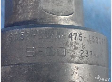 Used Seco Indexable Drill Hgr Industrial Surplus
