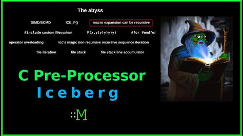 recursive macro definition in c c c pre processor iceberg part 0