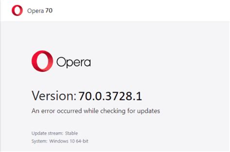 Troubleshooting Opera Error Checking For Updates Technipages