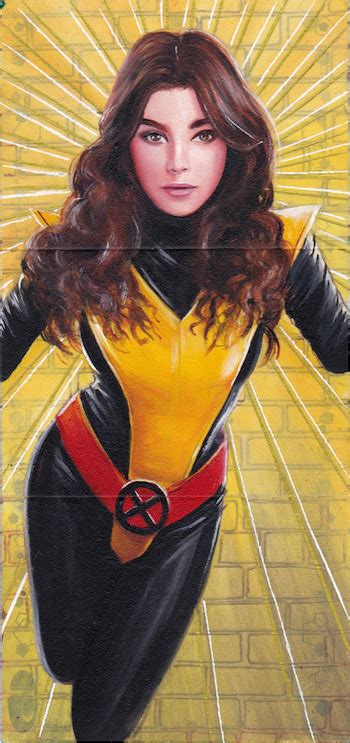 Marvel Premier Triple Panel Front Kitty Pryde By Fredianofficial On