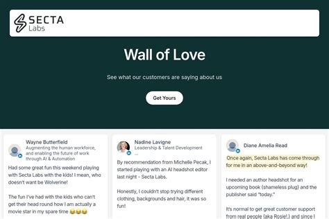 Secta Ai Wall Of Love