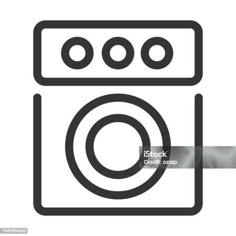 픽셀 완벽 편집 가능한 스트로크 확장 가능 선 벡터 블루프 아이콘 기계류에 대한 스톡 벡터 아트 및 기타 이미지 기계류 깨끗한 라벨 Istock