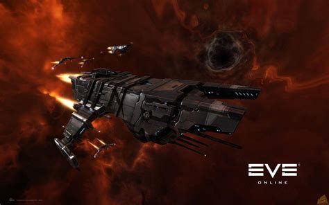 Download Eve Online Black Spaceship Wallpaper Wallpapers Com