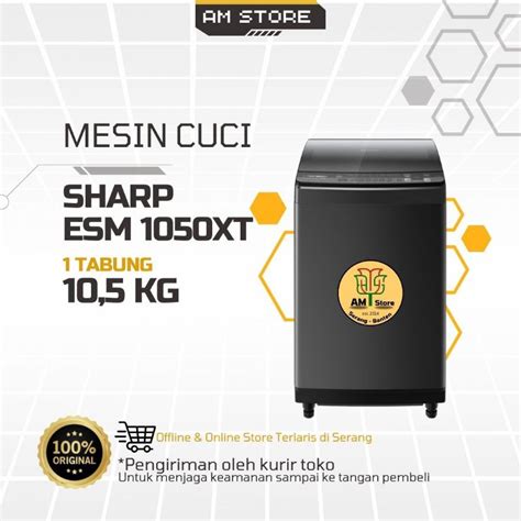 Jual Mesin Cuci 1 Tabung Sharp ESM 1050XT Shopee Indonesia