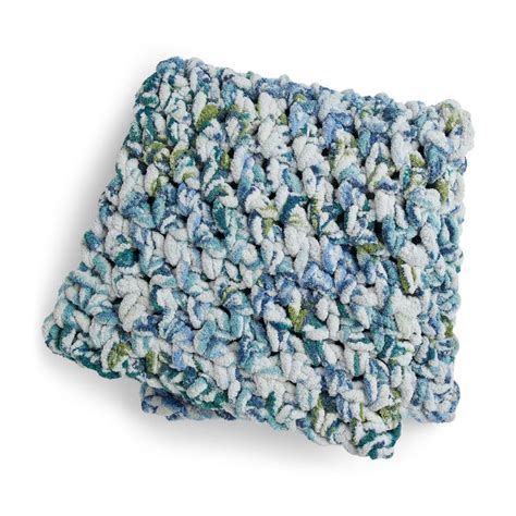 Bernat Massive Moss Stitch Crochet Blanket Yarnspirations Moss