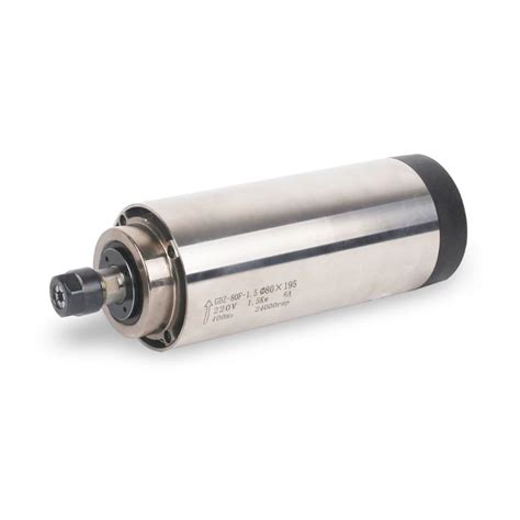 80mm 1500w 24000rpm 220v Air Cooled Spindle Motor