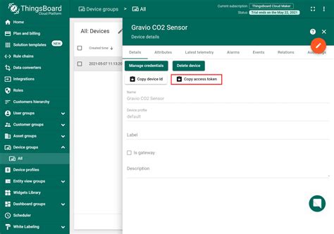 Tutorial Visualising IoT Edge Data On The ThingsBoard Platform