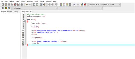 Cara Menghitung Luas Lingkaran Di C Dhuo Creative