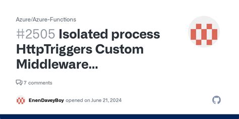 Isolated Process Triggers Custom Middleware Response