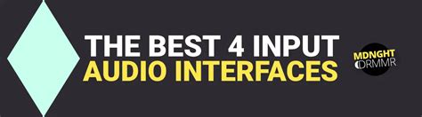 Epic Top 5 [ ] Best 4 Input Audio Interfaces 2022