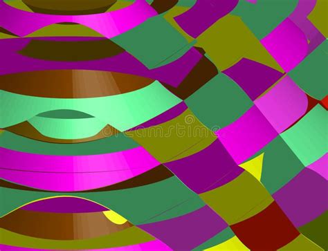 Abstract Warped Diagonal Striped Background Vector Curved Twisted Slanting Waved Lines Pattern