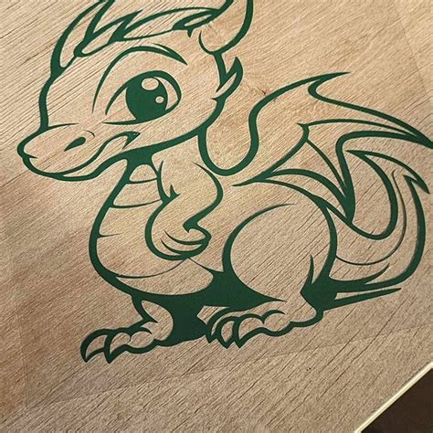 Dragon Svg Cricut Silhouette Vector Artistic Cute Dragon Cut File