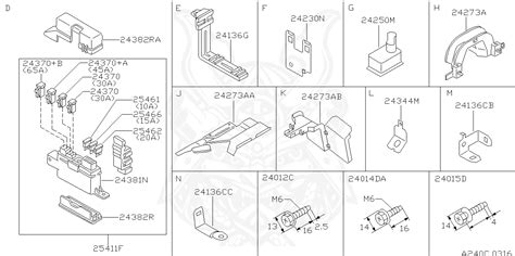 24370 89905 Nissan Fuse Connector Assembly Nengun Performance