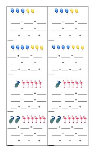 Addition Facts Within 10 Teaching Resources