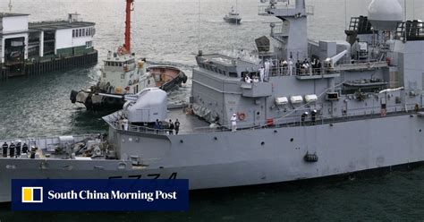 Pla Garrison Holds Joint Exercise With French Navy Frigate Outside Hong