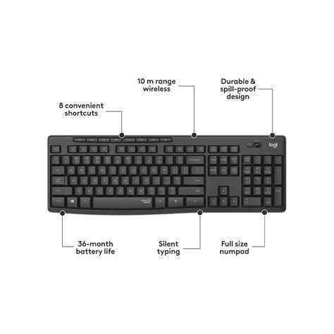 LOGITECH MK295 Silent Wireless Keyboard Mouse Combo 920-009801 – MAGNET ...