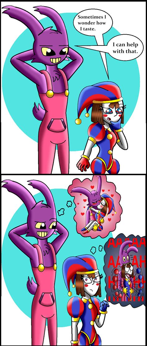 Pomni X Jax Wondering How Pomni Taste By Maccagemdiamond On Deviantart