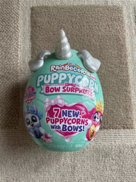 Zuru Rainbocorns Puppycorn Bow Surprise Toy Egg Toy Series 3 For