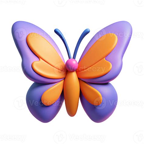 Picturesque Dynamic Futuristic Stylized Symmetrical Butterfly With Crisp Edges Flat Color