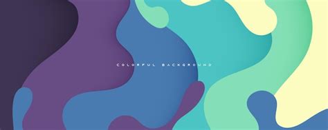 Premium Vector Abstract Colorful Shape Background Dynamic Concept