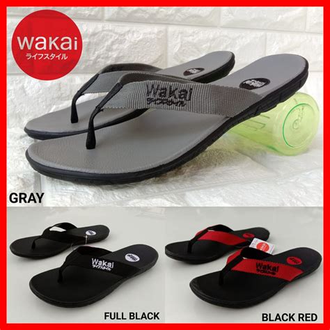 Jual Sandal Jepit Distro Santai Sandal Murah Pria Dan Wanita Wakai