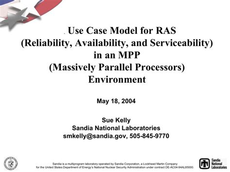 [ppt] A Use Case Model For Ras Reliability Availability And Powerpoint Presentation 1008666