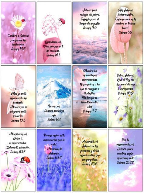 Tarjetitas De Textos Biblicos Para Imprimir PDF Salmos Amor