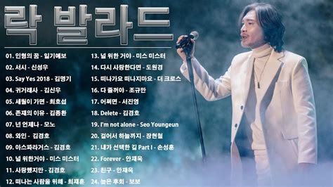 90⁓2000년대락 발라드 명곡모음🧨무손실 고음질 락발라드 명곡 노래모음💯한국 가요 락 발라드 모음 ♫락발라드 명곡 노래모음