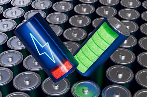 Premium Photo Rows Of Batteries In Which Batteries With A Specified