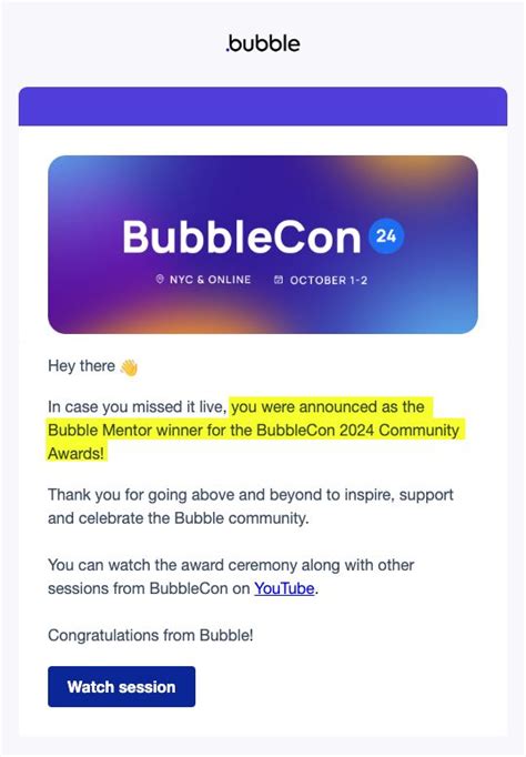 Caio Calderari On Linkedin Bubble Nocode Communityawards Bubblecon24