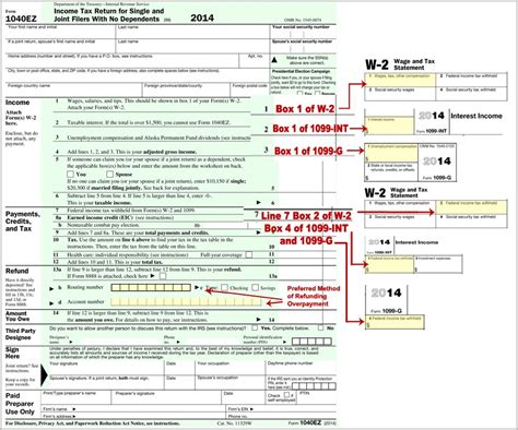2019 Tax Form 1040ez Printable Grespec