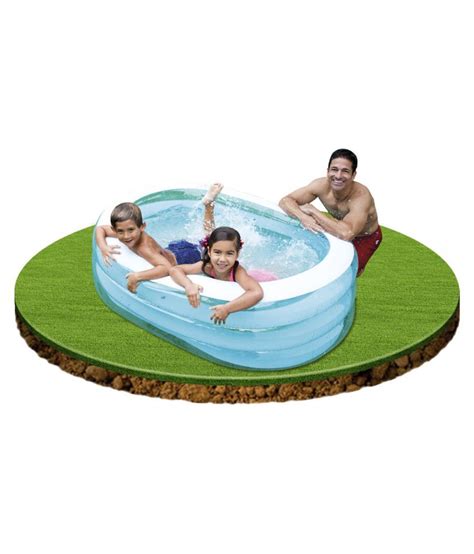 Intex Oval Whale Fun Pool Blue Buy Intex Oval Whale Fun Pool Blue