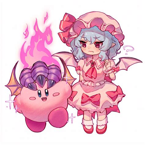 Fire Kirby Danbooru