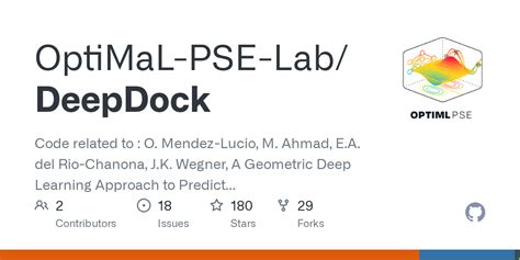 Github Optimal Pse Labdeepdock Code Related To O Mendez Lucio M Ahmad Ea Del Rio